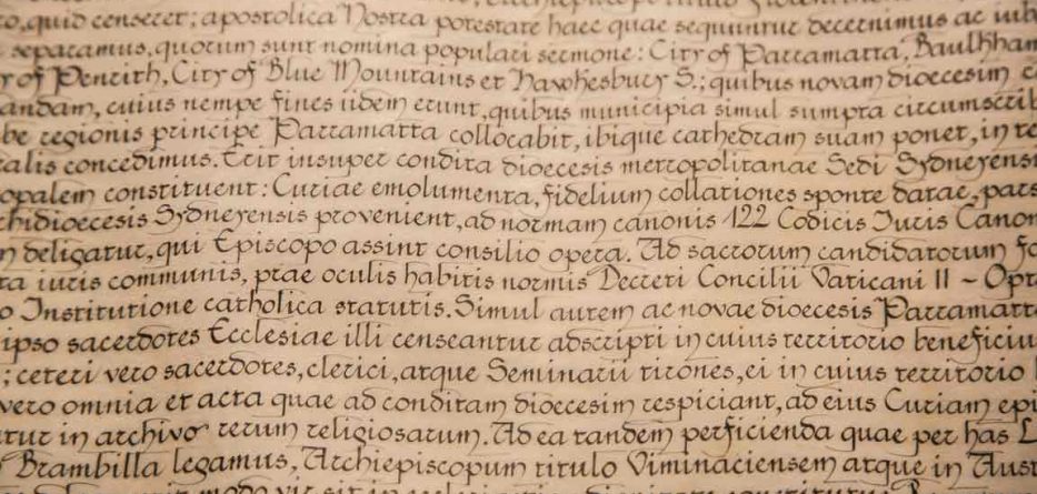 Calligraphy-close-up – Catholic Outlook