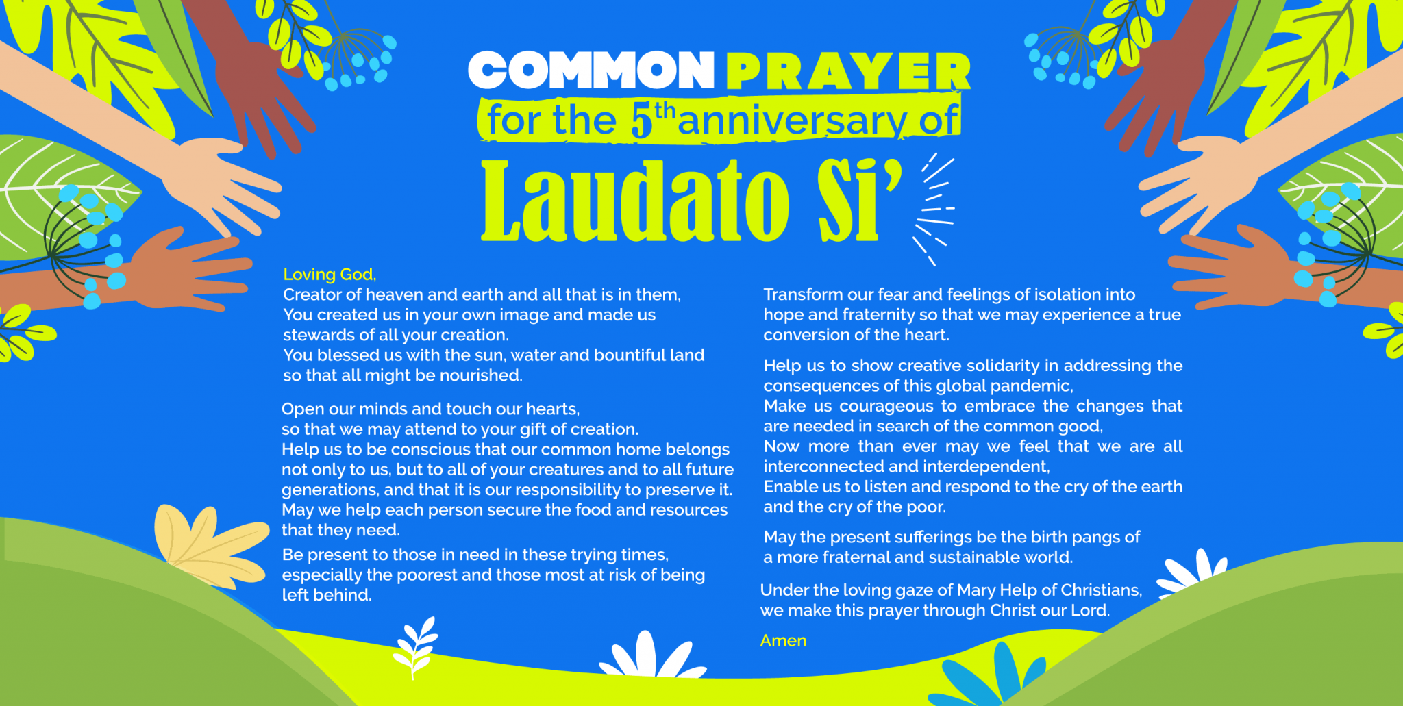 Young people pray together for Laudato Si’ Week - Catholic Outlook