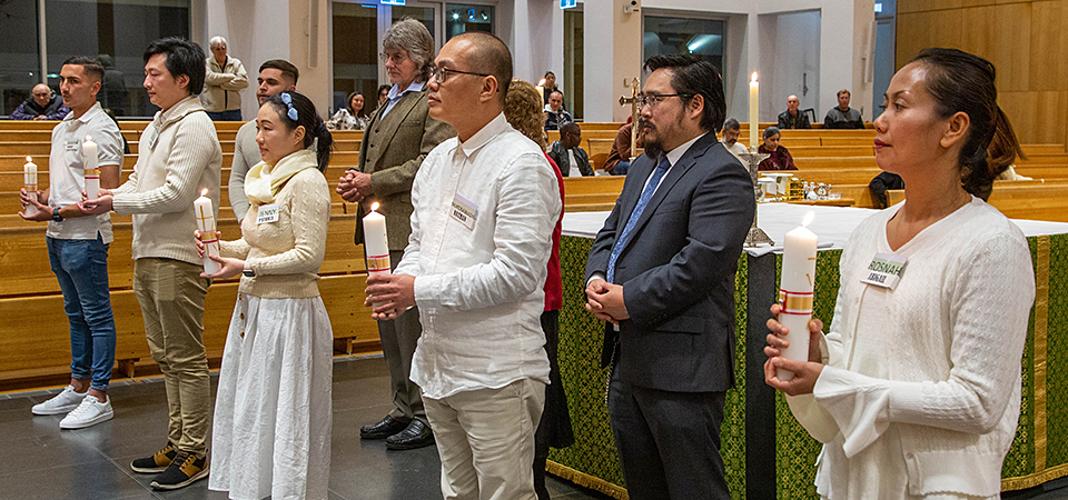 Five new Catholics encouraged to live out their baptism - Catholic Outlook