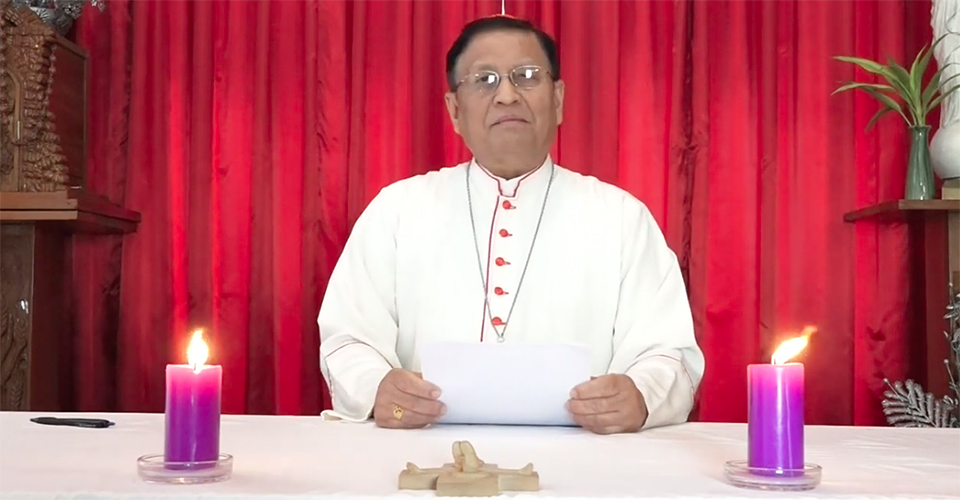 Cardinal Bo presents homily for Pentecost - Catholic Outlook