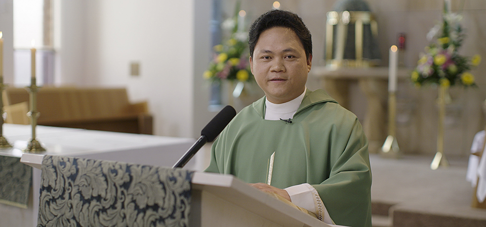 Watch our priests on 'Mass for You At Home', starting this weekend ...