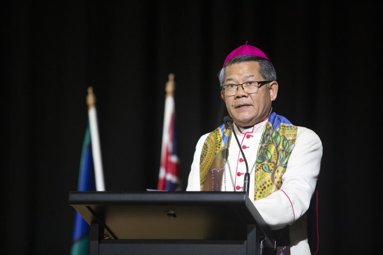 Bishop Vincent blesses the opening of new school hub at Stanhope ...