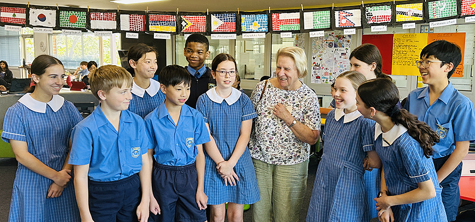 Last Mercy Sister principal at St Mary’s Rydalmere inspires students ...