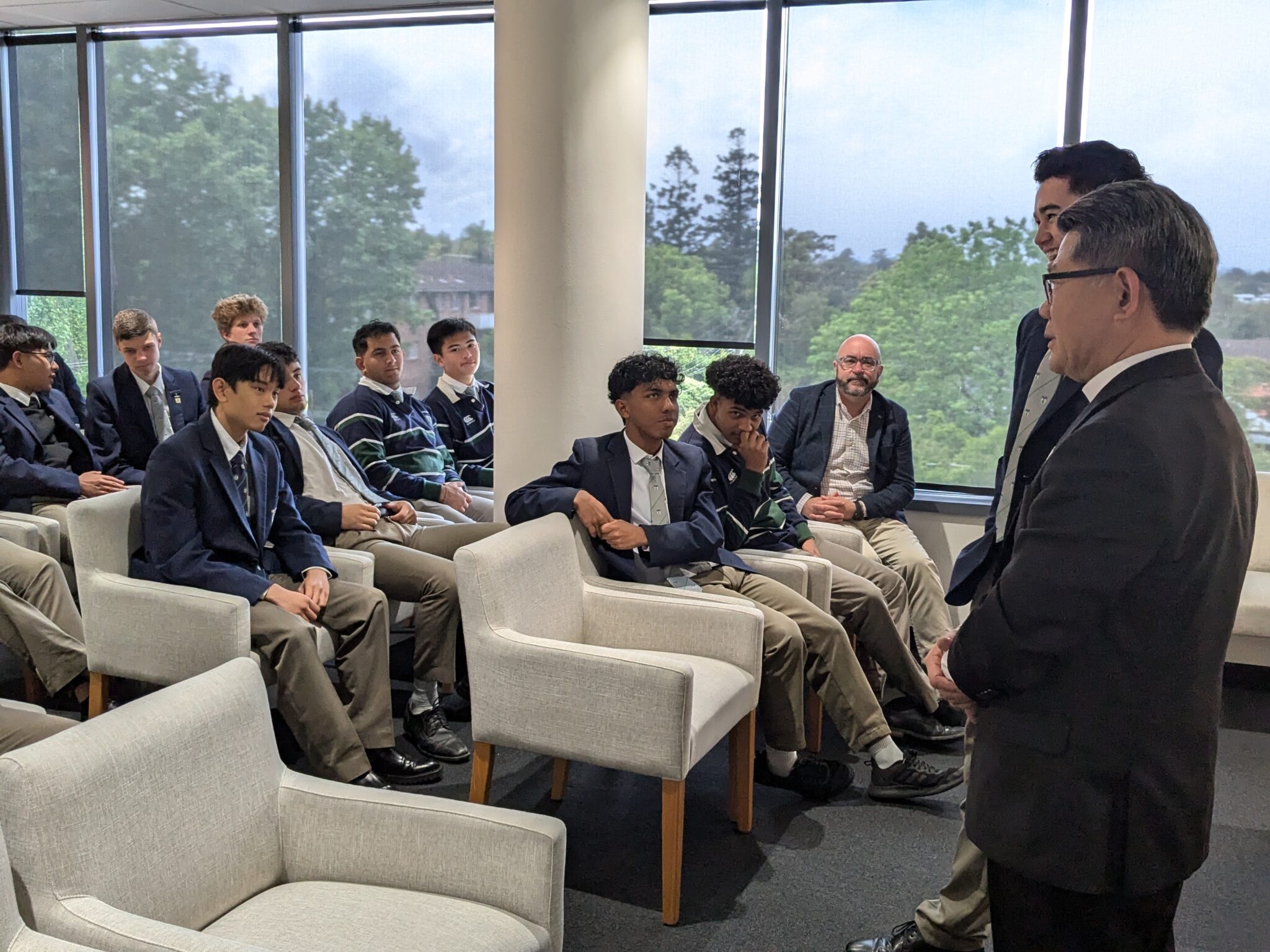 Senior Students at Wollemi College connect with Bishop Vincent ...