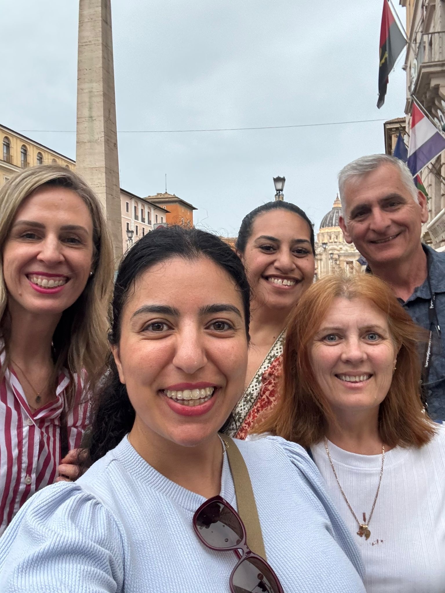 Ann Denise Patrick outside St Peters Basilica - Catholic Outlook