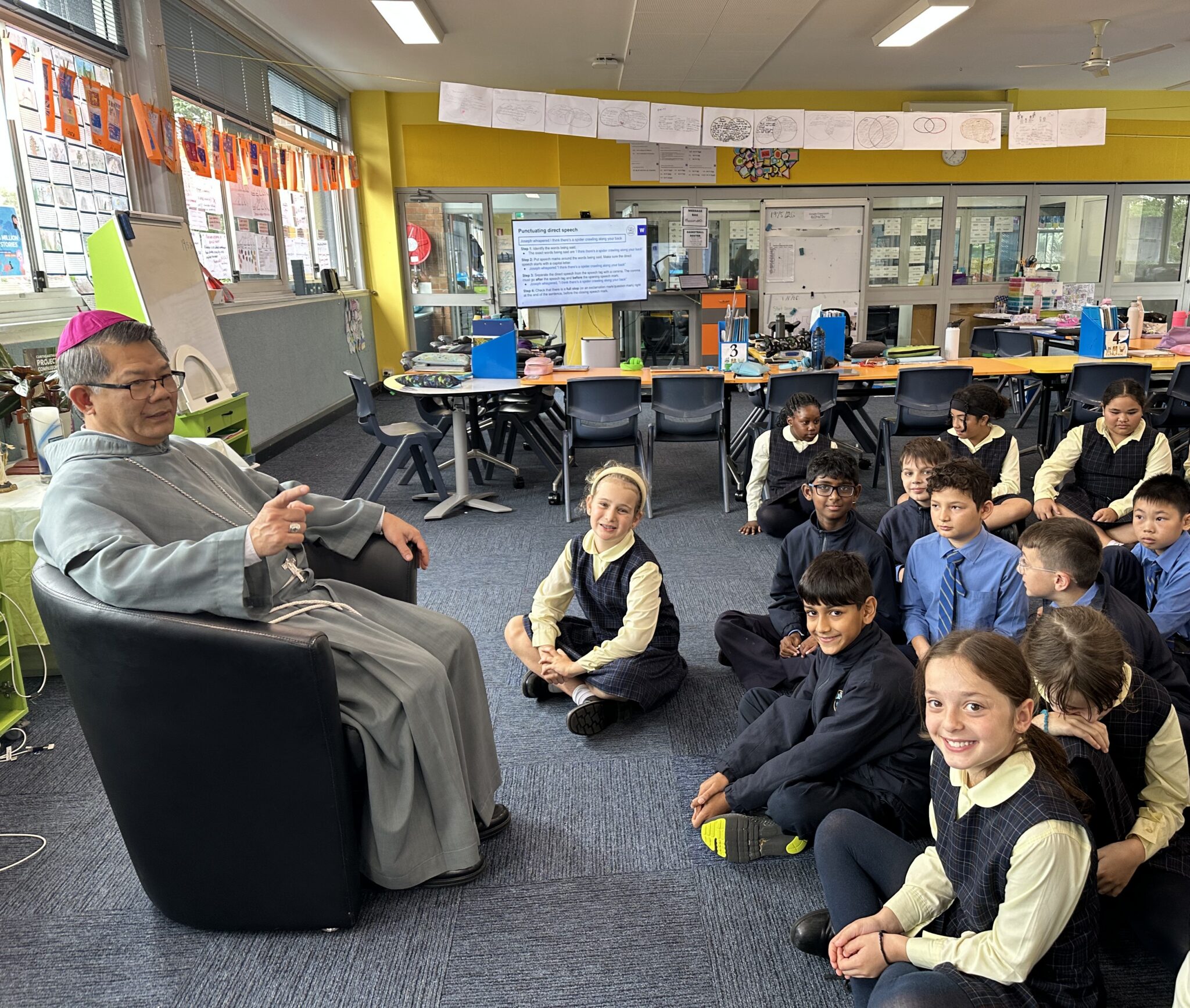 Students learn more about their faith (and Bishop Vincent) during ...
